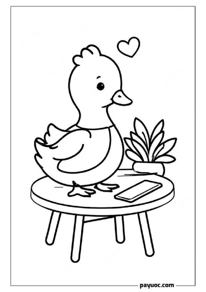 25+ Duck Valentine Coloring Pages (FREE PDFs)