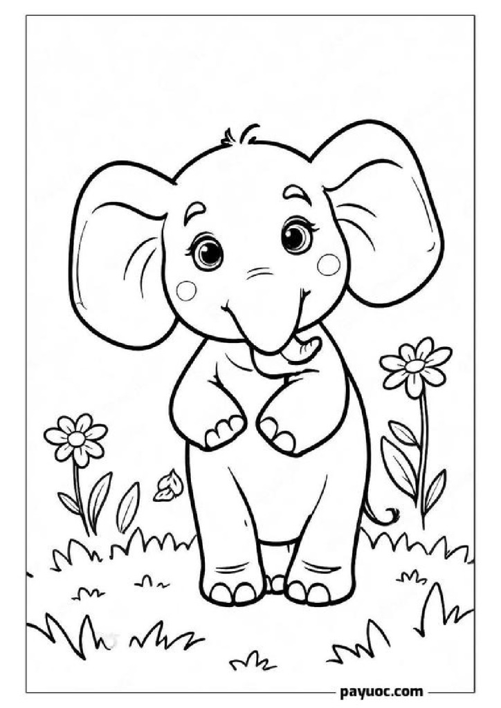 35+ Elephant Valentine Coloring Pages (FREE PDFs)