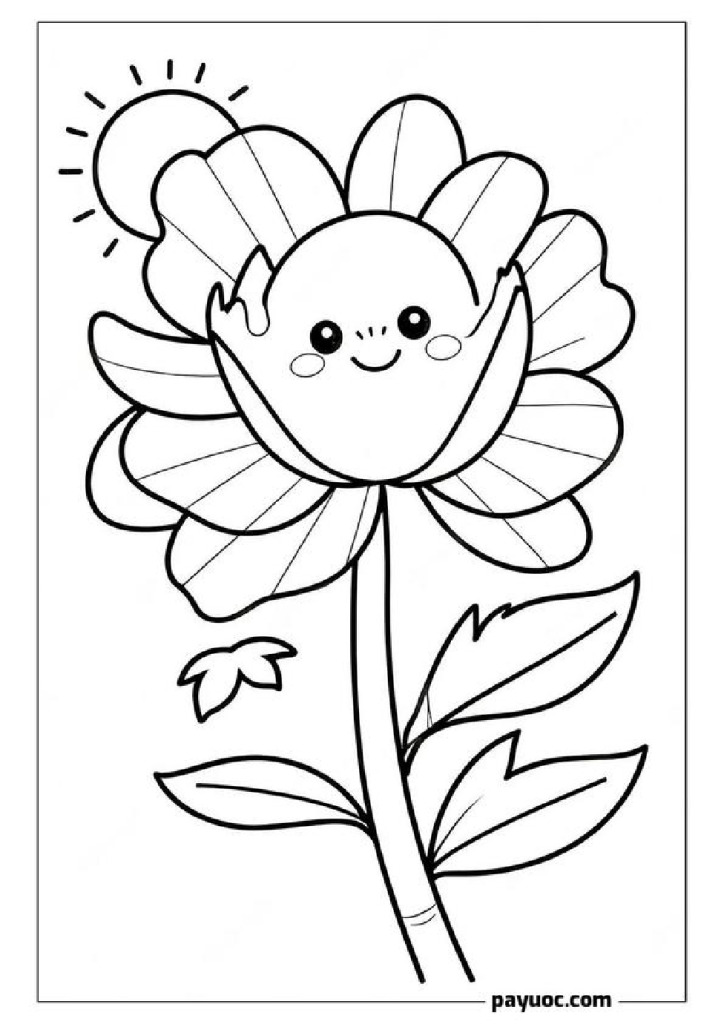 40+ Peony Flower Coloring Pages (FREE PDFs)