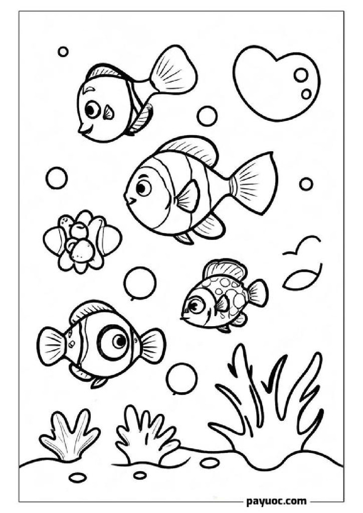40+ Finding Dory and Nemo Valentine's Day Coloring Pages (FREE PDFs)