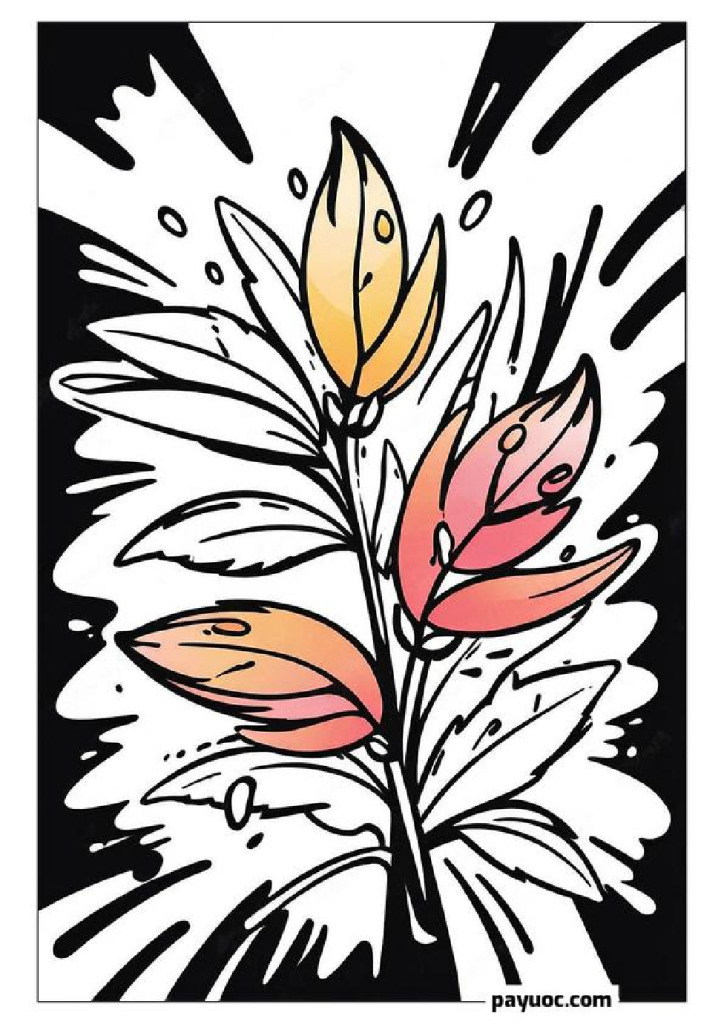 40+ Heliconia Flower Coloring Pages (FREE PDFs)