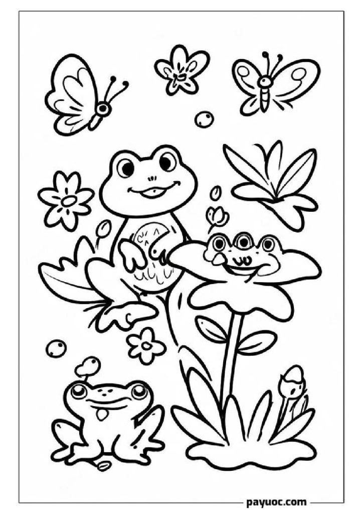 40+ Lilies Coloring Pages for Kids (FREE PDFs)