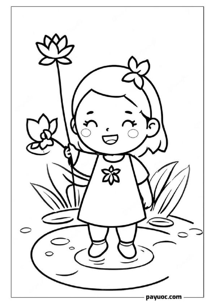 35+ Free Lotus Flower Coloring Pages (FREE PDFs)
