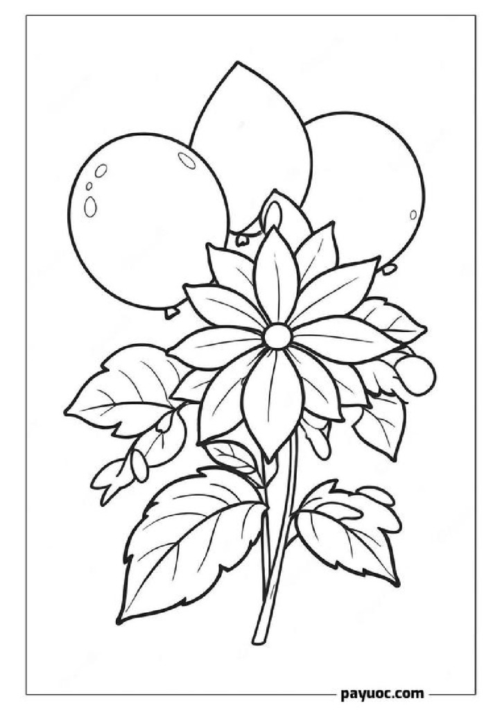40+ Poinsettia Flower Coloring Pages (FREE PDFs)