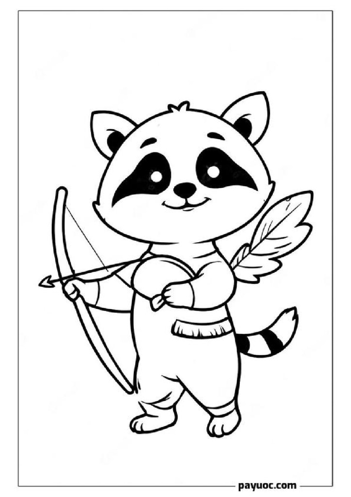 40+ Raccoon Valentine Coloring Pages (FREE PDFs)