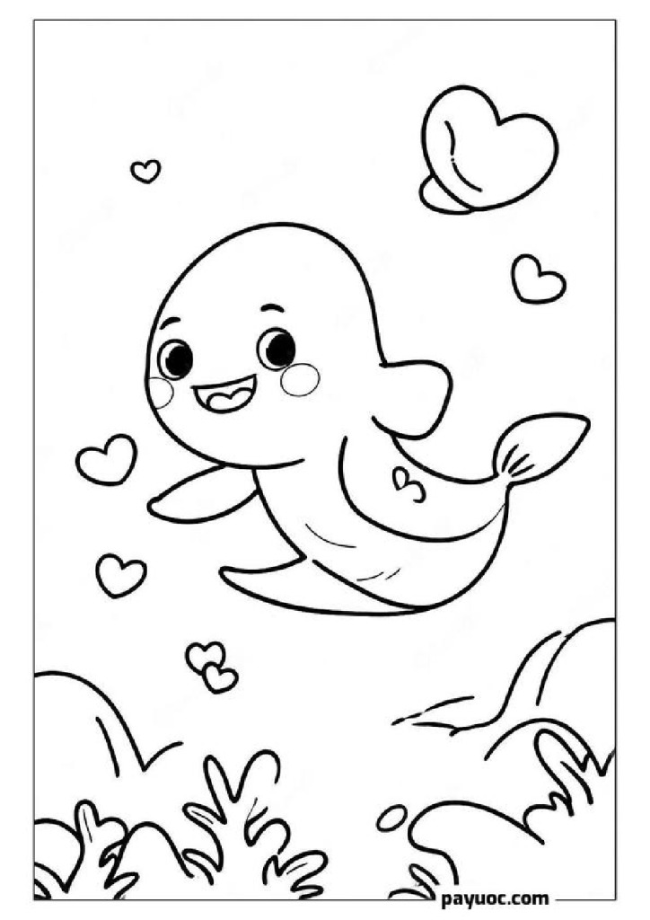 20+ Baby Shark Valentine Coloring Pages (FREE PDFs)