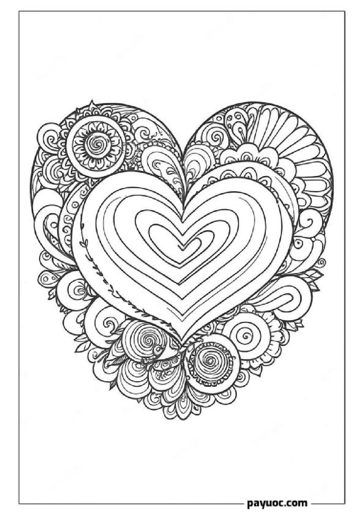 15+ Valentine's Day Mandala Coloring Pages (FREE PDFs)