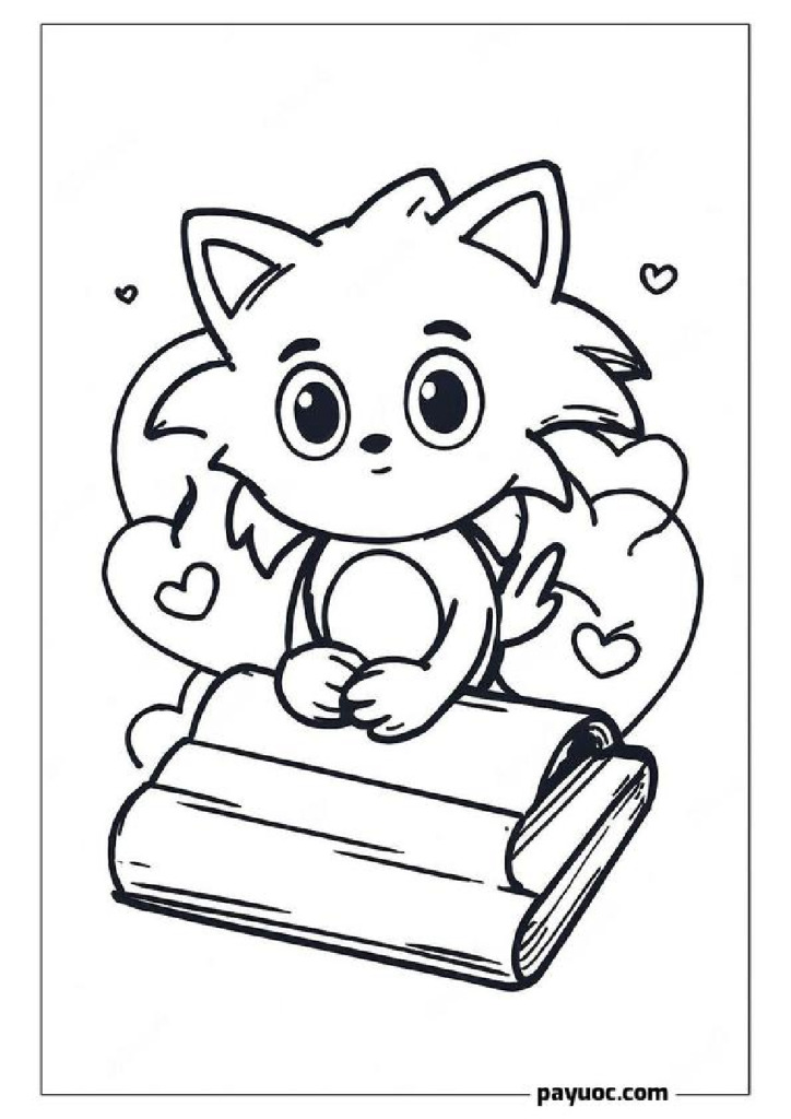 20+ Sonic Valentine's Day Coloring Pages (FREE PDFs)