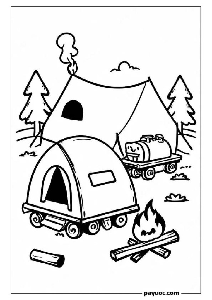 45+ Tilly the Train Coloring Pages for Kids (FREE PDFs)