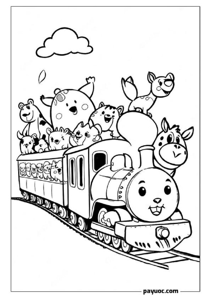 45+ Tilly the Train Coloring Pages for Kids (FREE PDFs)