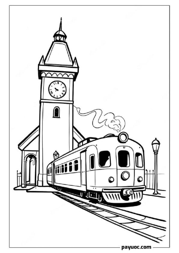 45+ Tilly the Train Coloring Pages for Kids (FREE PDFs)