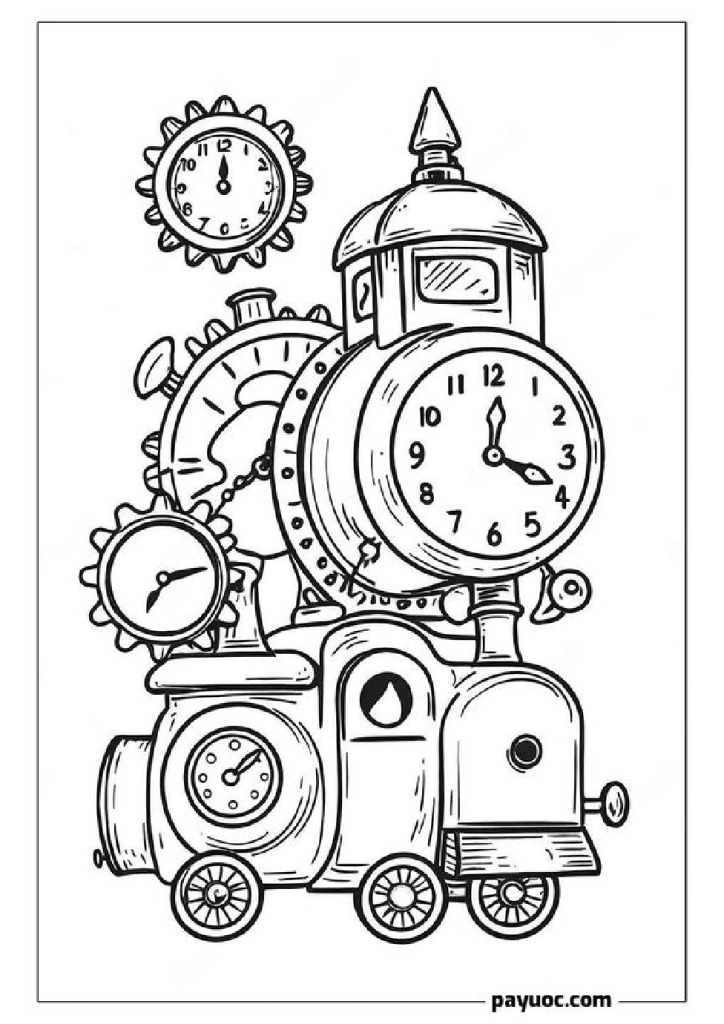 45+ Tilly the Train Coloring Pages for Kids (FREE PDFs)