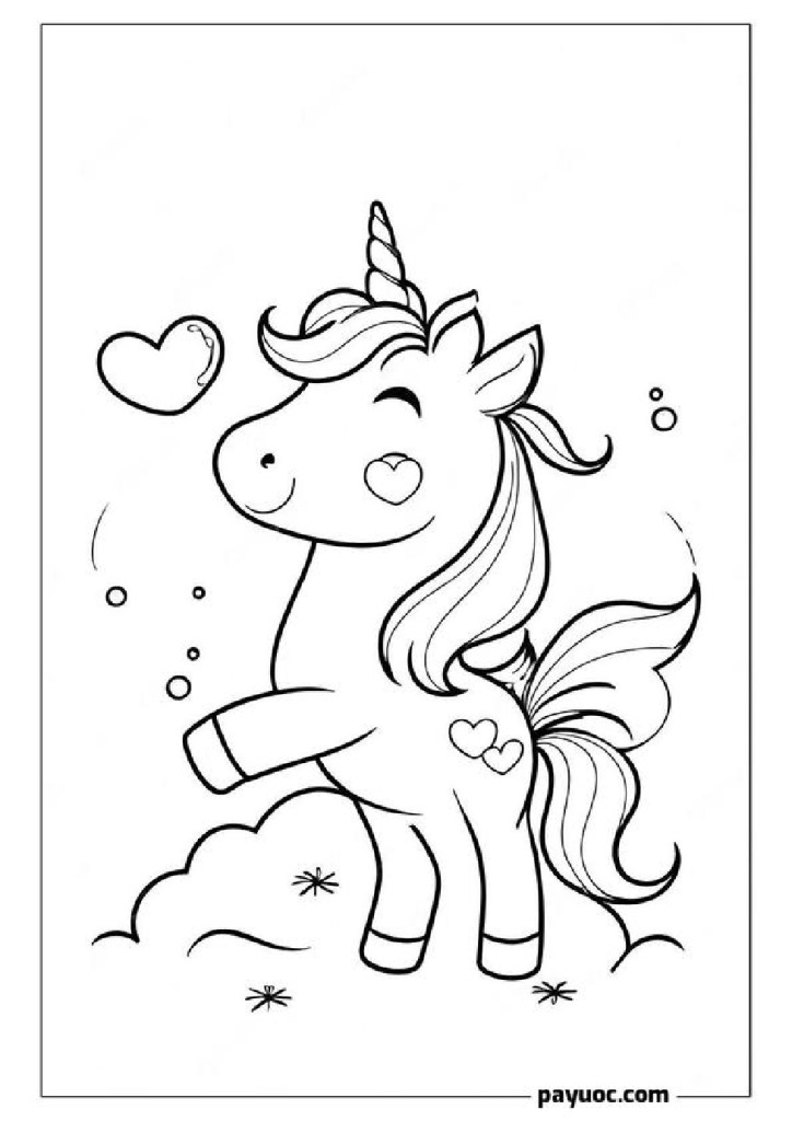 30+ Unicorn Valentine Card Coloring Pages (FREE PDFs)