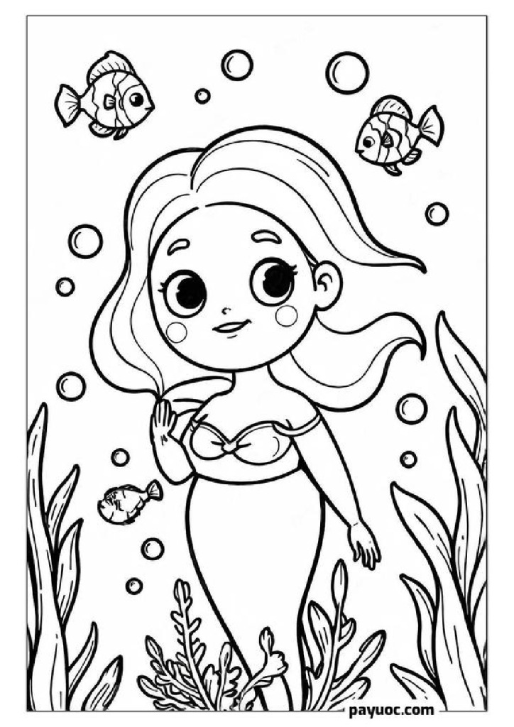 35+ Ursula Coloring Pages for Kids (FREE PDFs)