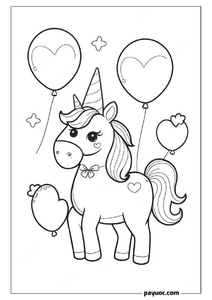 30+ Unicorn Valentine Card Coloring Pages (FREE PDFs)