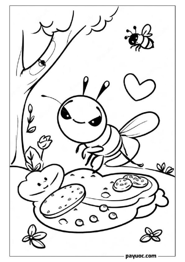 30+ Bee Mine Valentine Coloring Pages (FREE PDFs)