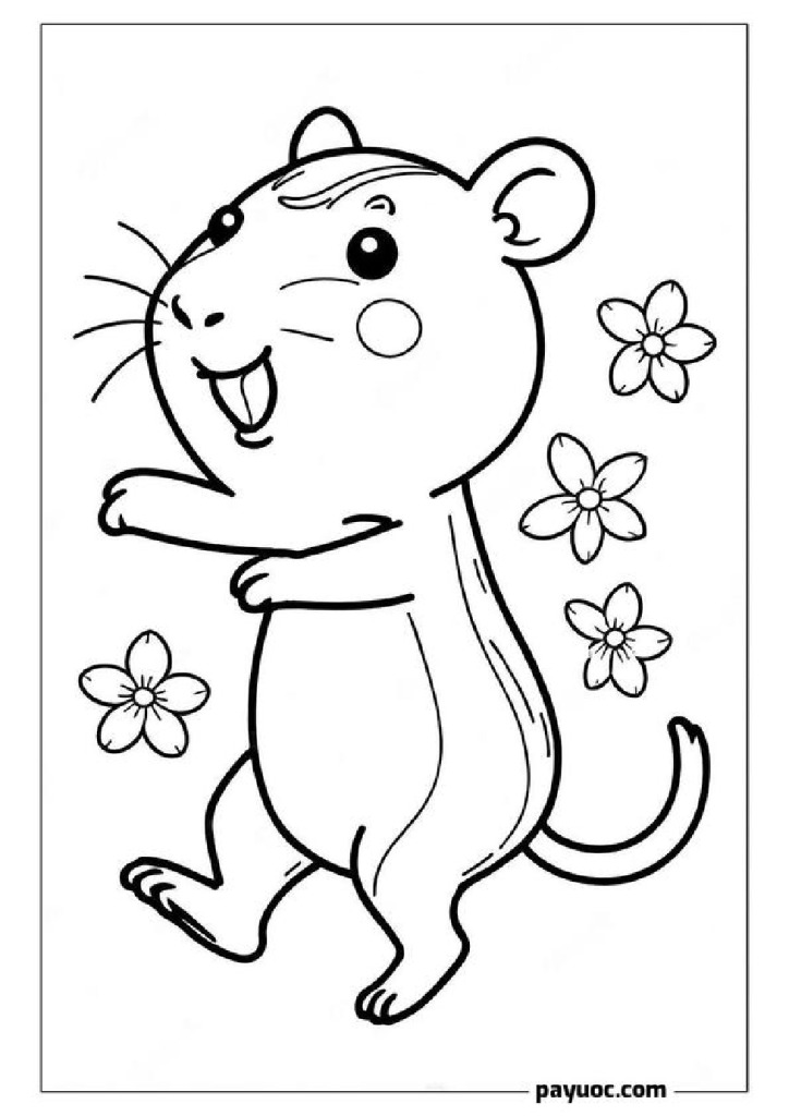 25+ Agouti Coloring Pages for Kids (FREE PDFs)