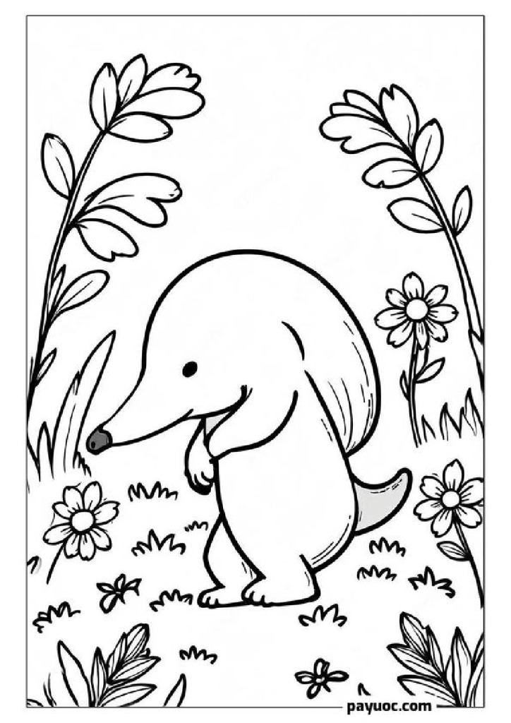 40+ Anteater Coloring Pages (FREE PDFs)