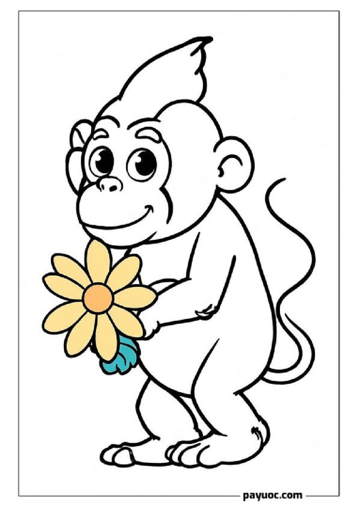35+ Easy Ape Coloring Pages for Kids (FREE PDFs)