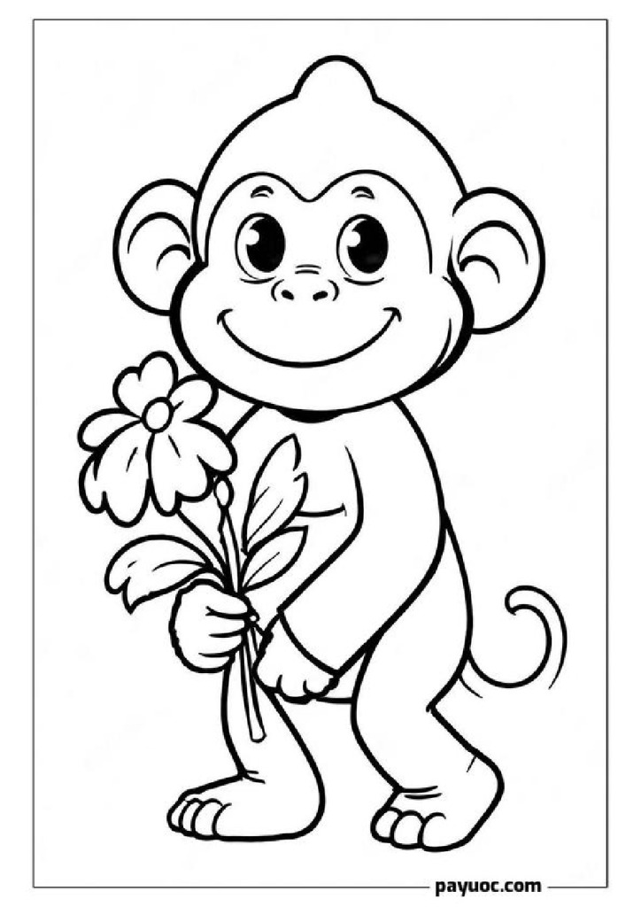 35+ Easy Ape Coloring Pages for Kids (FREE PDFs)