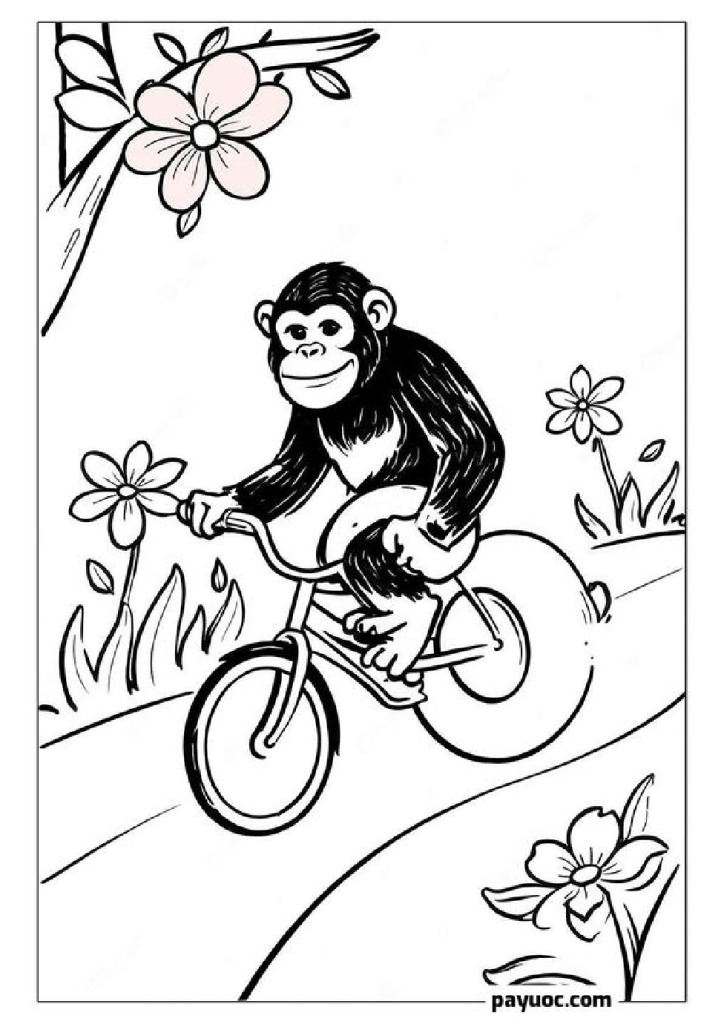 35+ Easy Ape Coloring Pages for Kids (FREE PDFs)