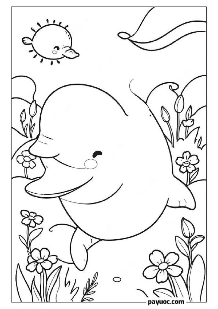 30+ Beluga Coloring Pages for Kids (FREE PDFs)