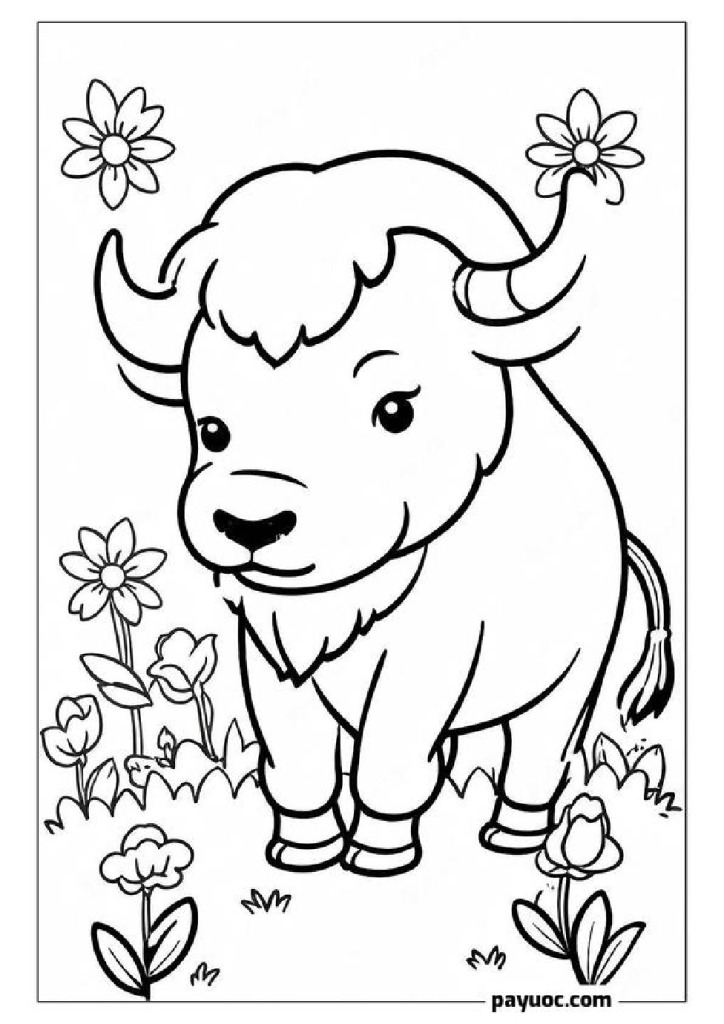 40+ Bison Coloring Pages for Kids (FREE PDFs)