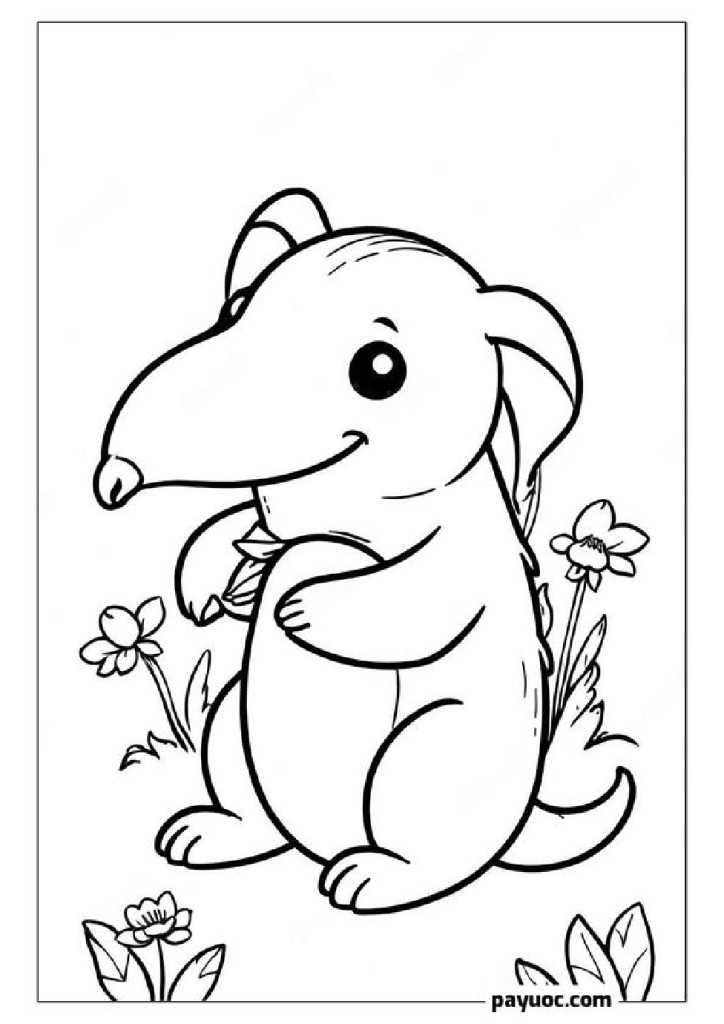 40+ Anteater Coloring Pages (FREE PDFs)