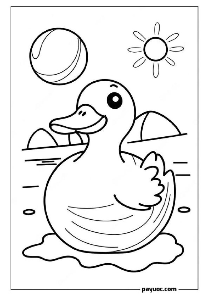 30+ Oregon Ducks Coloring Sheets for Kids (FREE PDFs)