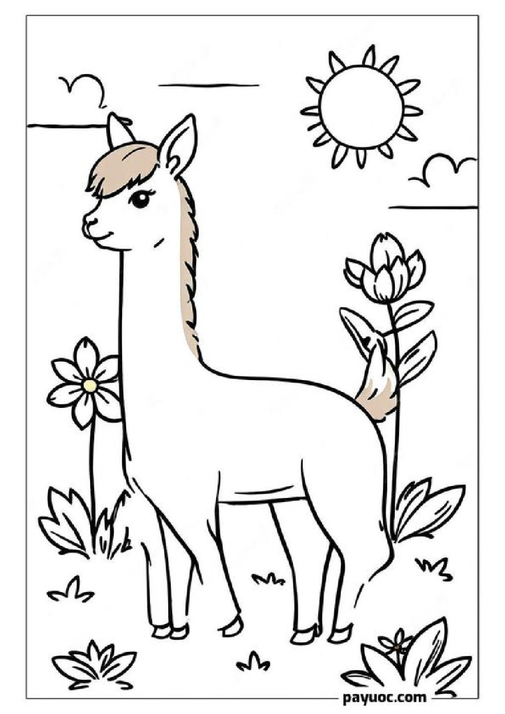 40+ Vicuna Coloring Pages for Creative Kids (FREE PDFs)