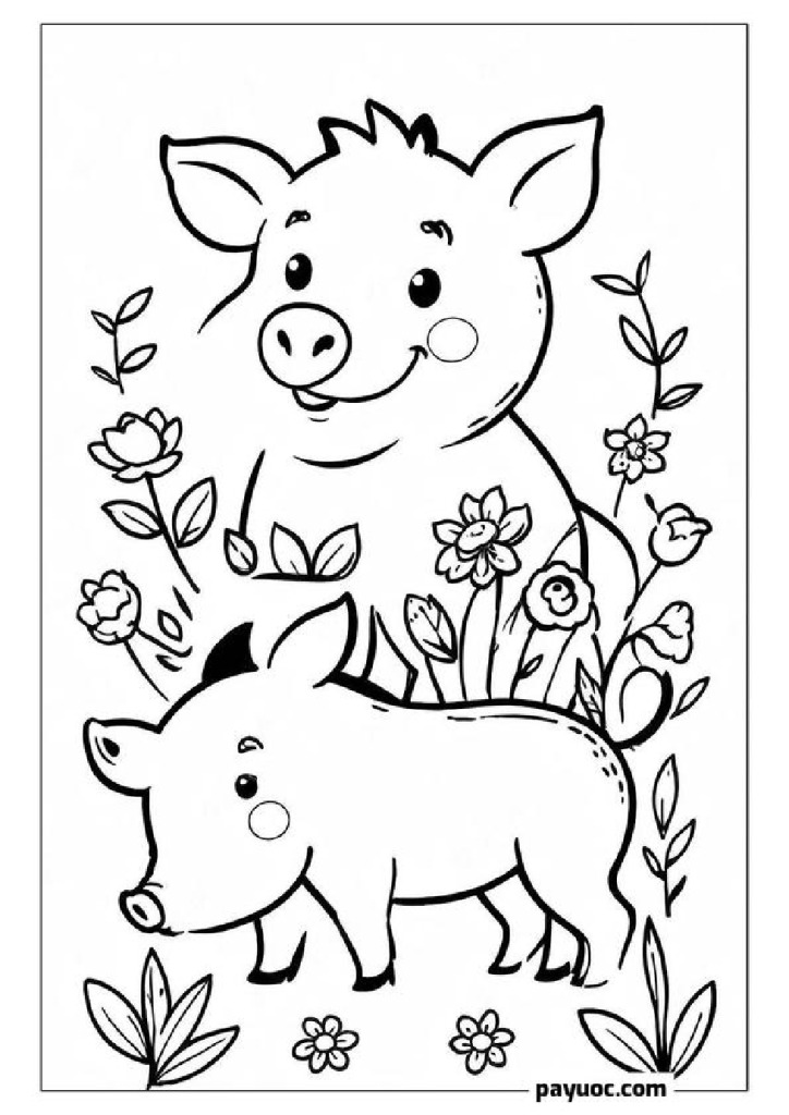 35+ Wild Boar Coloring Pages (FREE PDFs)