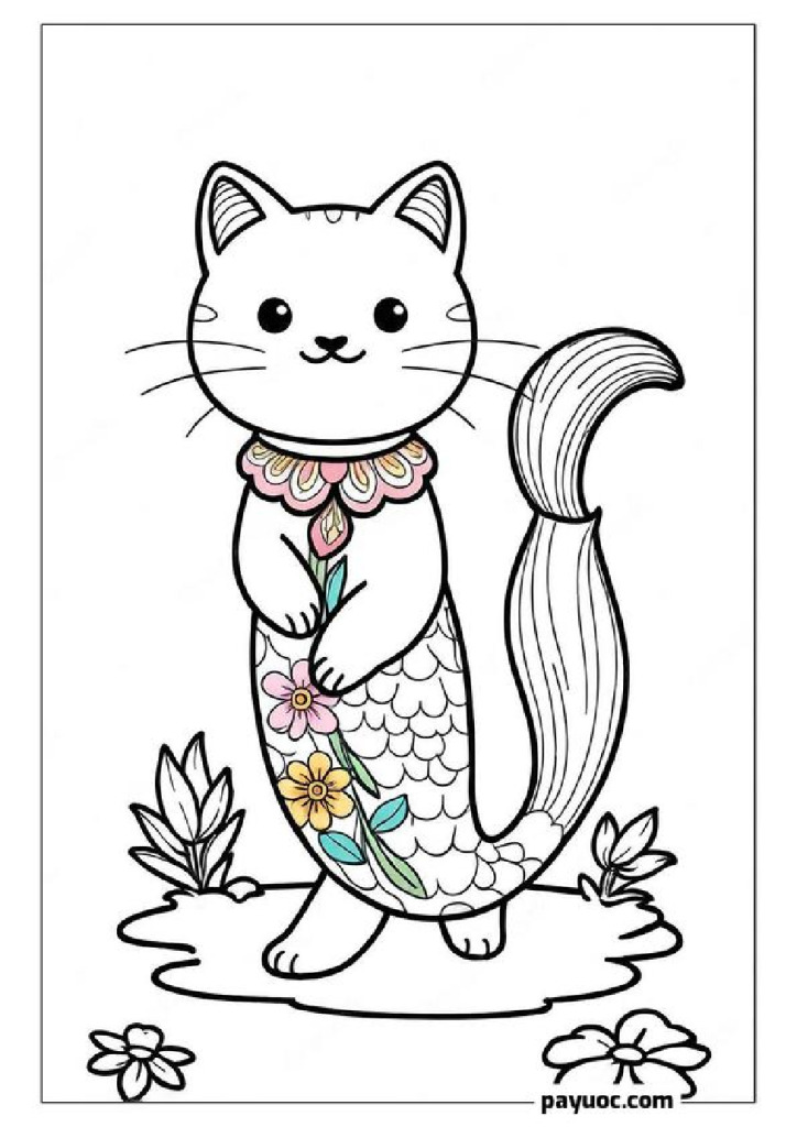 35+ Mercat Coloring Pages for Kids (FREE PDFs)