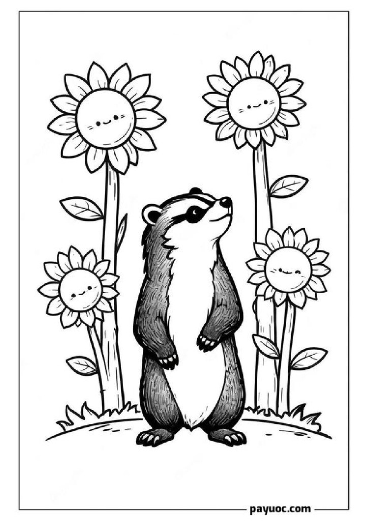 40+ Honey Badger Coloring Pages (FREE PDFs)