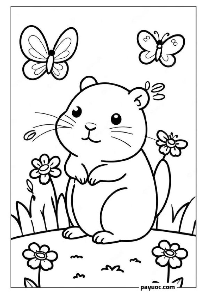 35+ Gerbil Coloring Pages for Fun (FREE PDFs)
