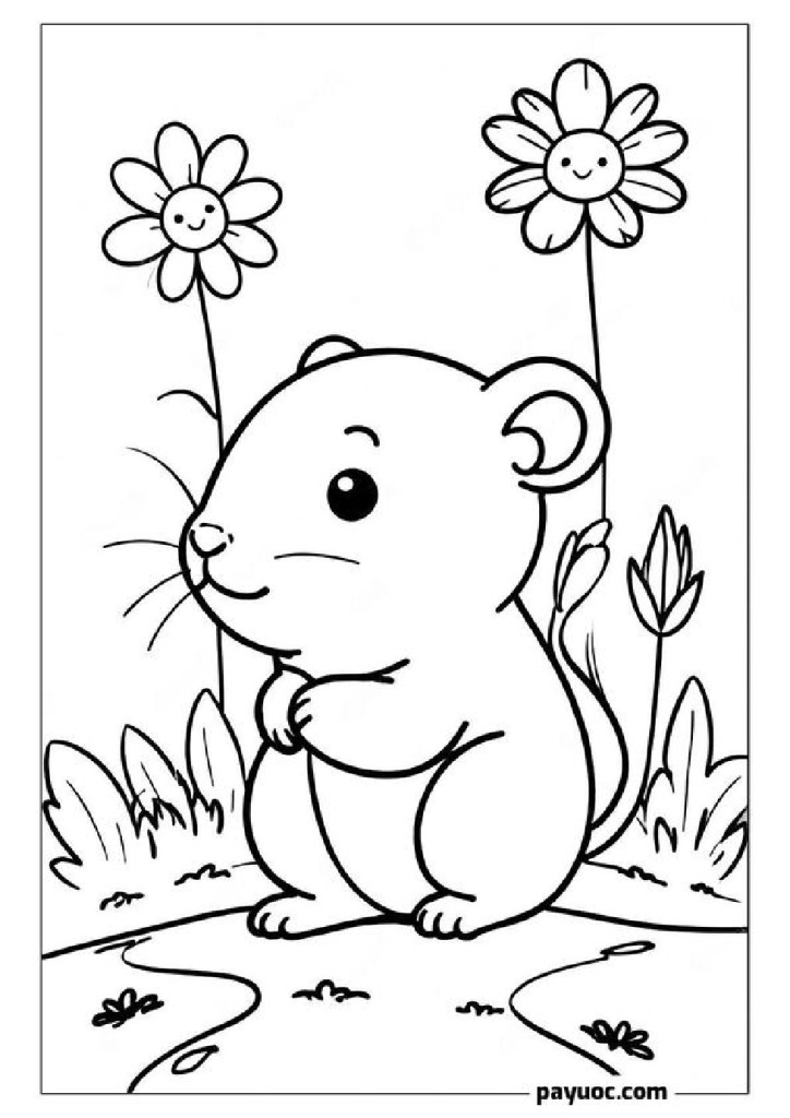 35+ Gerbil Coloring Pages for Fun (FREE PDFs)