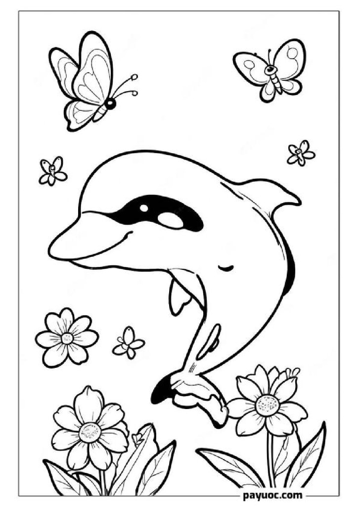 35+ Coloring Pages of Orca Whales (FREE PDFs)