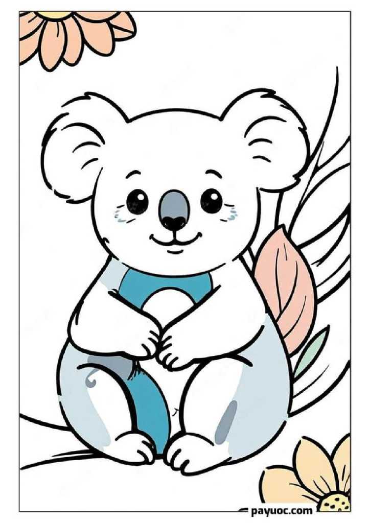 40+ Koala Bear Coloring Pages for Kids (FREE PDFs)