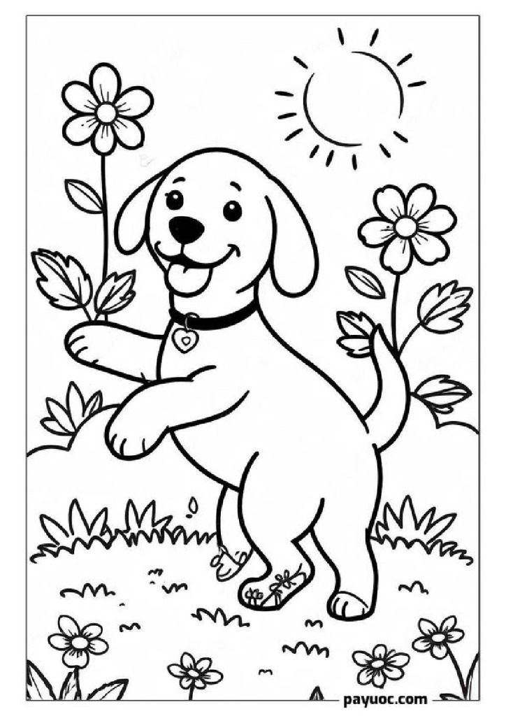 25+ Labrador Coloring Pages for Kids (FREE PDFs)