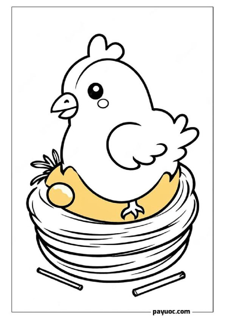 40+ Fun Chicken Coloring Pages for Kids (FREE PDFs)