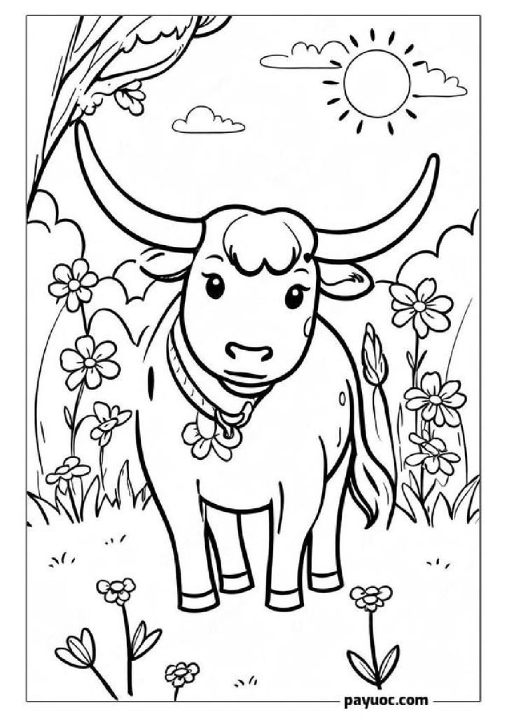 40+ Longhorn Coloring Pages for Kids (FREE PDFs)