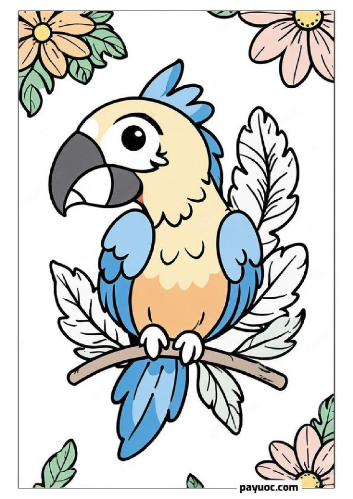 30+ Fun Macaw Coloring Pages for Kids (FREE PDFs)