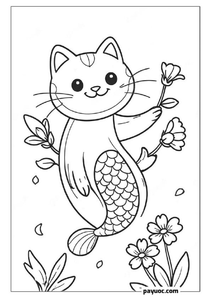 35+ Mercat Coloring Pages for Kids (FREE PDFs)