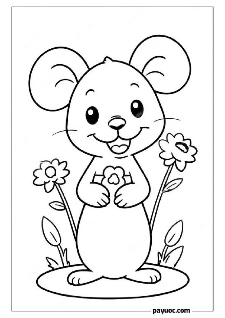 30+ Fun Mouse Coloring Pages for Kids (FREE PDFs)