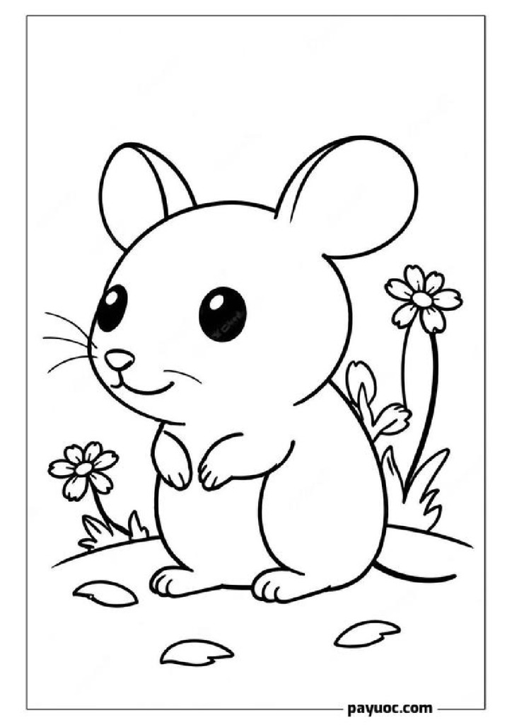 30+ Fun Mouse Coloring Pages for Kids (FREE PDFs)