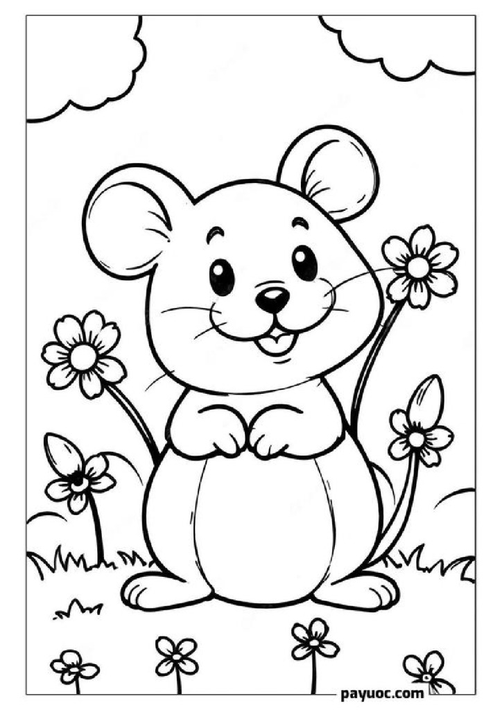 30+ Fun Mouse Coloring Pages for Kids (FREE PDFs)