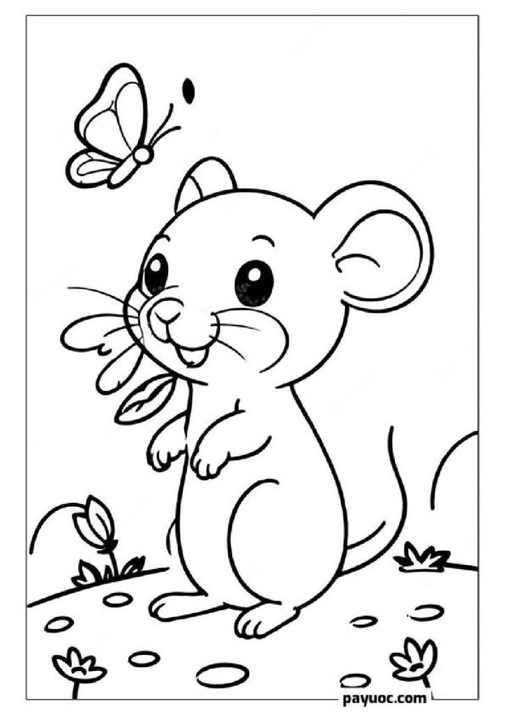 30+ Fun Mouse Coloring Pages for Kids (FREE PDFs)