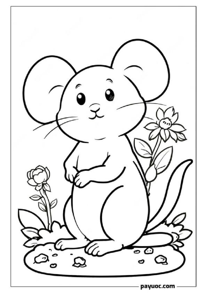 30+ Fun Mouse Coloring Pages for Kids (FREE PDFs)