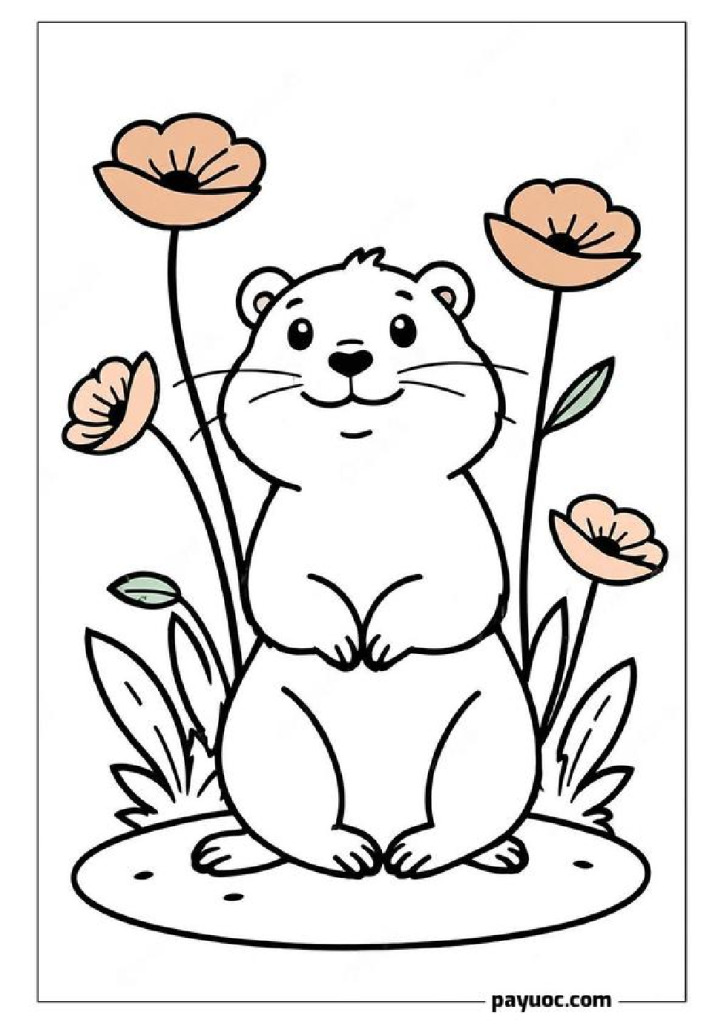 35+ Nutria Coloring Pages for Kids (FREE PDFs)