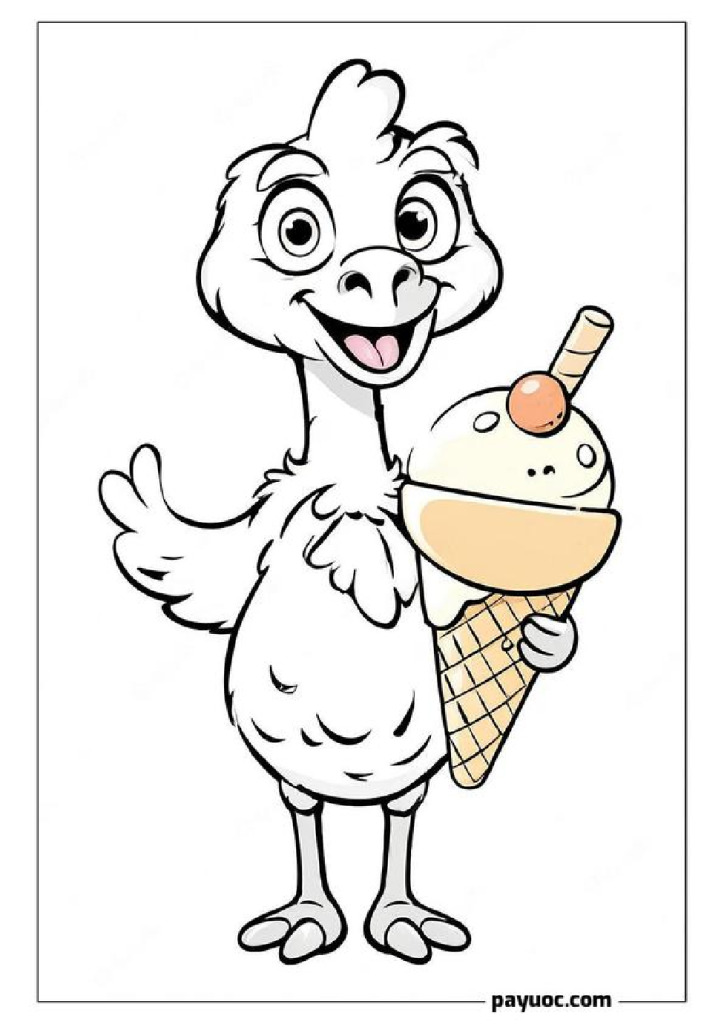 35+ Ostrich Coloring Pages (FREE PDFs)