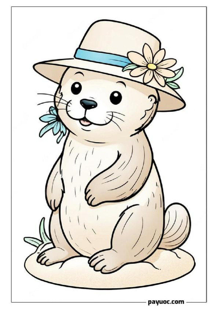 45+ Sea Otter Coloring Pages (FREE PDFs)